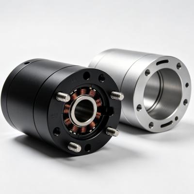China CNC Machined Aluminum 6061 EV Motor Housing 0.02mm Stator Bore Precision Leak Tested 2 Bar for sale
