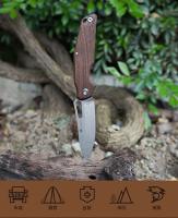China LUOKE Folding knife Walnut handle for sale