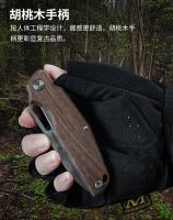 China LUOKE Folding knife Walnut handle for sale
