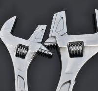 China 150mm 5.5mm Forged Steel Wrench Disassemble 12 Inch Adjustable Double End Open for sale