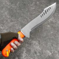 China Polish Hunting Knife 44cm 3.5mm High Carbon Machete Plastic Handle Piercing for sale