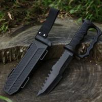 China Hardened Carbon Steel Hand Forged Machete 11.8 Inch Double Edged 3.5mm Thick for sale