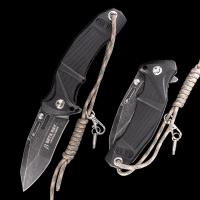 China Black Blade Radial High Carbon Steel Dagger Knife 3Cr13 7.7 Inch for sale
