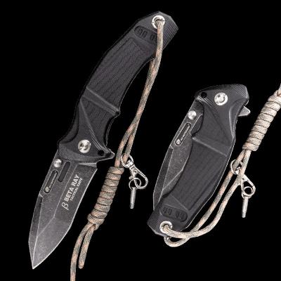 China Black Blade Radial High Carbon Steel Dagger Knife 3Cr13 7.7 Inch for sale