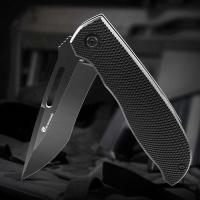 China Outdoor Steel Folding Dagger Knife 130g 80mm G10 Alloy Handle for sale