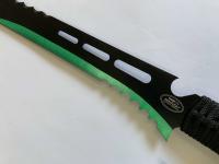 China ODM OEM Outdoor Hercules Stainless Steel Hunting Knife Black Handle 26in for sale