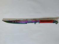 China 28in Skinning Stainless Steel Hunting Knife HRC 52 Military Mirage Machete for sale