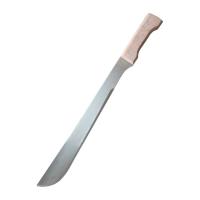 China HRC 50 Antislip Wood Handle Spring Steel Machetes Hardened For Tactical Training for sale