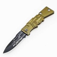 China Mini AK Dagger Knife 1.6mm Blade Aluminium Handle 4.5 Inches for sale