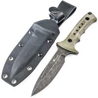 China High Density Titanium Plating Hunting Knives 9.8 Inch Good Performance for sale