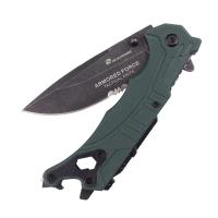 China Armored 7.3 Inch Stainless Steel Dagger Knives Walnut Handle for sale