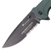 China Armored 7.3 Inch Stainless Steel Dagger Knives Walnut Handle for sale