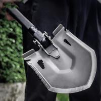 China 39in Stainless Steel Military Raptor Multifunction Shovel Saw W6in for sale