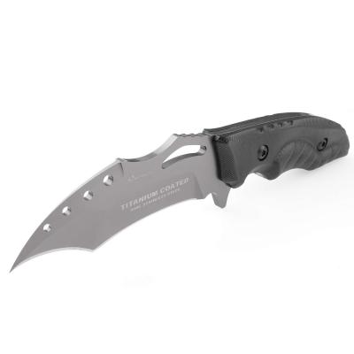 China 2.8mm Blade Dagger Knife G10 143g Handmade Stainless Steel Daggers for sale