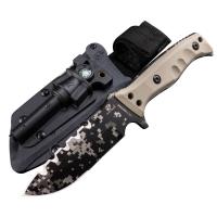 China Ergonomically Military Camouflage Pocket Knife Molybdenum Folding 19.8cm for sale
