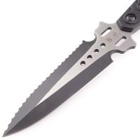China Notched Edge Carbon Steel Machete Multifunctional Camping 3Cr13 for sale