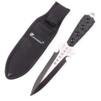 China Notched Edge Carbon Steel Machete Multifunctional Camping 3Cr13 for sale