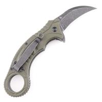 China Hunting Foldable Carbon Steel Machete HRC 56 ODM Dinosaur Claw for sale