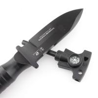 China Alloy Handle Camping Black Knight Machete Anti Erosion Antirust for sale