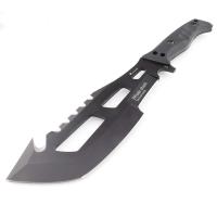 China 7.8in 56HRC Carbon Steel Machete G10 Hunting for sale