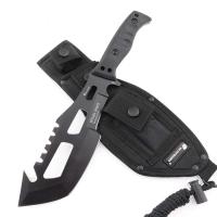China 7.8in 56HRC Carbon Steel Machete G10 Hunting for sale