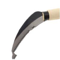 China 120pcs/ Carton Stainless Steel Serrated Sickle 0.3mm 10in Cleaning Grass Sickle for sale