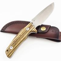 China 4mm High Carbon Steel Machete Wood Handle Jungle Law Survival Knife 9in for sale