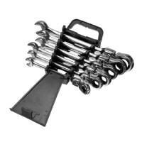 China CRV Polished Forged Steel Wrench 8mm To 17mm Chrome Vanadium Spanner for sale