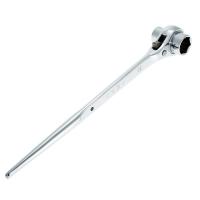 China Chrome Plated Forged Steel Wrench Ratcheting Socket Spanner 18x19mm Antiwear for sale