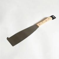 China Short Back Harvesting Wooden Handle Machetes Spring Steel Blacked 2.05mm for sale