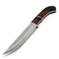 China 30cm Wooden Handle Machete Black Butcher Long Blade Knife 3Cr13 Stainless Steel for sale