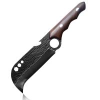 China 58HRC Wooden Handle Machete LFGB Carbon Steel for sale