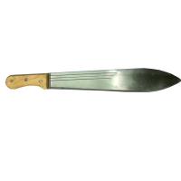 China 1.8mm Wooden Handle Modern Sugar Cane Knife OEM Silver Blade High Carbon for sale