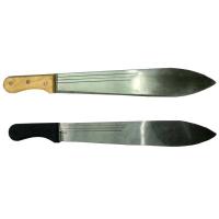 China 1.8mm Wooden Handle Modern Sugar Cane Knife OEM Silver Blade High Carbon for sale