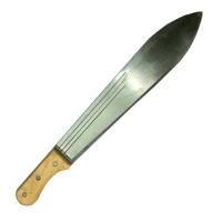 China 1.8mm Wooden Handle Modern Sugar Cane Knife OEM Silver Blade High Carbon for sale