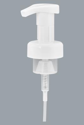 China PCR Material 30mm Foam Pump White Color Hand Press Round Bottle Use for sale