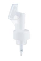 China White Plastic Lotion Pump 43/410 Smooth Effect With Silicone Brush for sale
