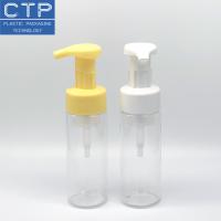 China Cosmetic Facial Wash Pump PET Material Smooth Effect 100ml Bottle Use for sale