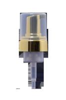 China Cosmetic Gold Pump Dispenser 43/410 Hand Lotion Type 43mm Diameter for sale