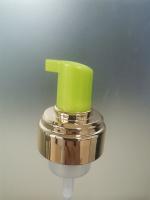 China Support Actuator Closure Overcap Electroplating Foam Pump 1.5Cc Customize Colour for sale
