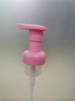China Matt Effect 30mm Foam Pump Bottle Head With Clear Overcap High Flexibility for sale
