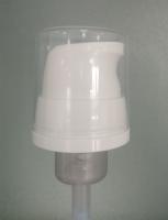 China Screw On 30-410 Closure Type Hand Care Made of PET Material  White with Transparent overcap for sale