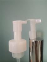 China Personal Care Products 43mm Foam Pump With Over Cap Colour Pearlescent Pink for sale