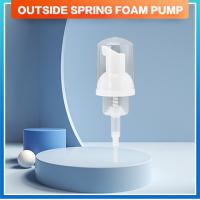 China 0.4 Cc Foam Output Facial Cleanser for Core Inside/outside Market with transparent /opaque-white overcap for sale