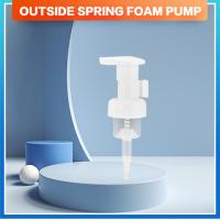 China 304/316 Spring 30mm Foam Pump With Method Of Lock With Clear Overcap for sale