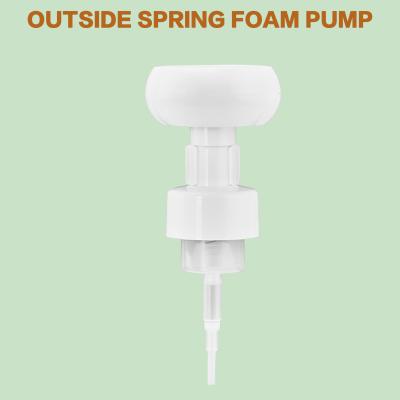 China 43-410-D Closure Model Foam Bottle Pump with Transparent Pump Tube for sale