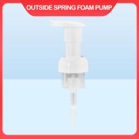 China Adjustable Output 0.8cc 1.2cc 1.5cc White Bottle Foam Pump With Customized Tube Length for sale