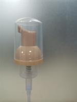 China 1.5mm Gasket 0.4cc Foam Pump with Clear Overcap for sale