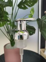 China PP Cosmetic Dispenser Pump Plating Bright Silver To Prevent Discoloration And Aging Of Pump Head for sale