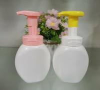 China Customized White Plastic Foam Pump With Transparent Housing For Bottles for sale
